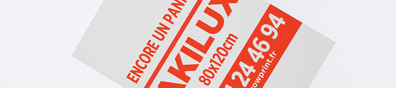 Impression sur panneau Akylux ® 80x120 - WOWPRINT, l'imprimeur des ...